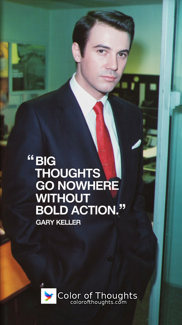 iPhone Wallpaper: "Big thoughts go nowhere without bold action."